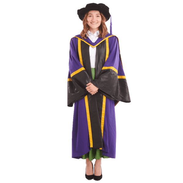 Cardiff University Doctoral Graduation Gown Set