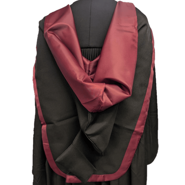 Masters graduation hood for Plymouth Marjon University