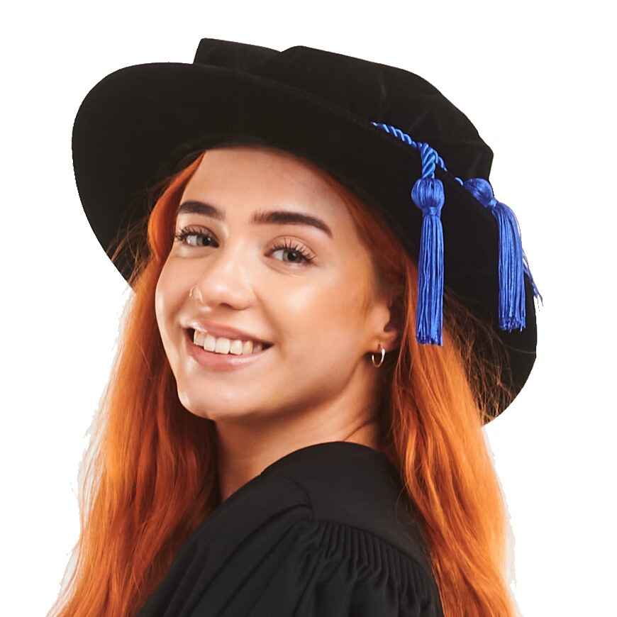 University Academic Tudor Bonnet (Hire) – Churchill Gowns