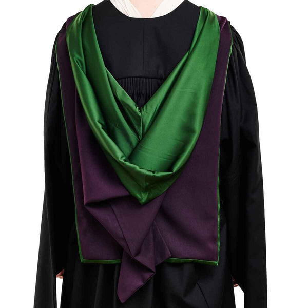 Masters graduation hood for Loughborough University