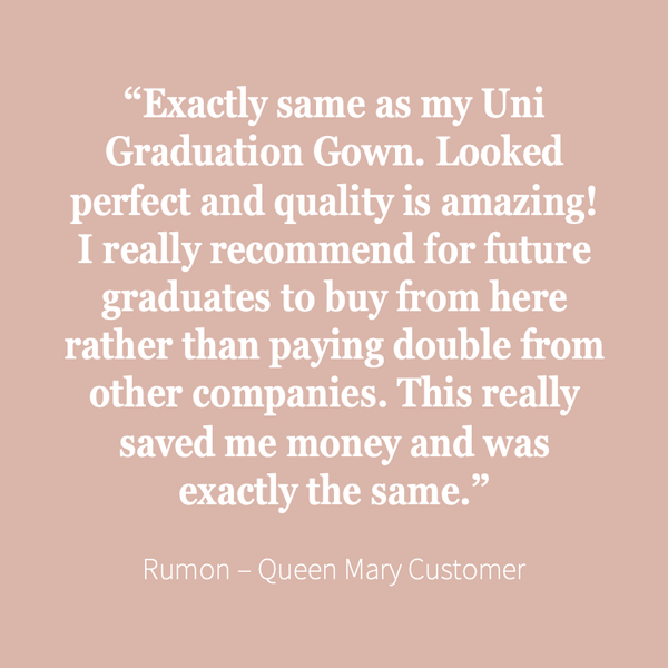 Queen Mary Masters Graduation Set