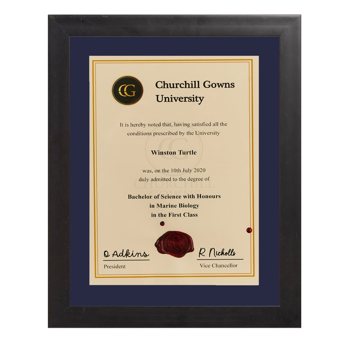 Churchill Gowns UK | Experts in Graduation Framing