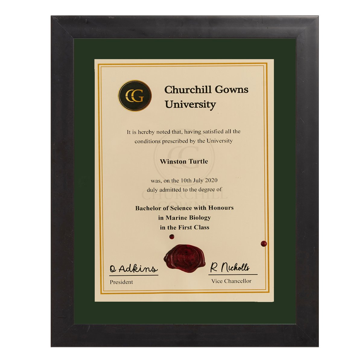 Churchill Gowns UK | Experts in Graduation Framing