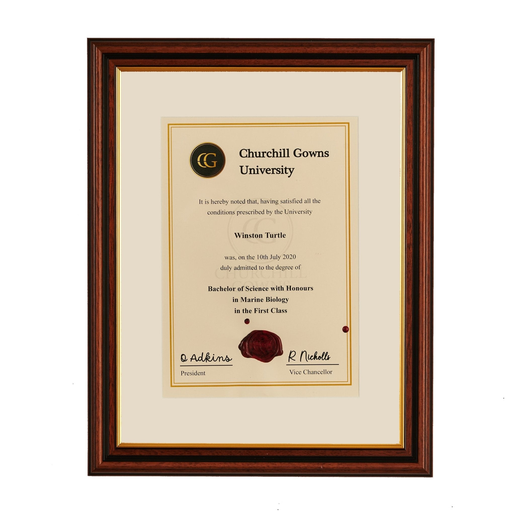 Churchill Gowns UK | University Graduation Frames